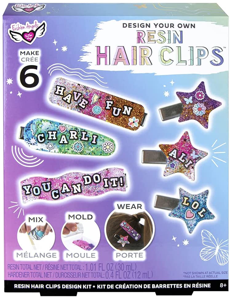 Resin Hair Clips Design Kit – Fabulous and Spoiled